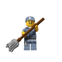 LEGO MINIFIGURES Series 15 Janitor | Popitoi